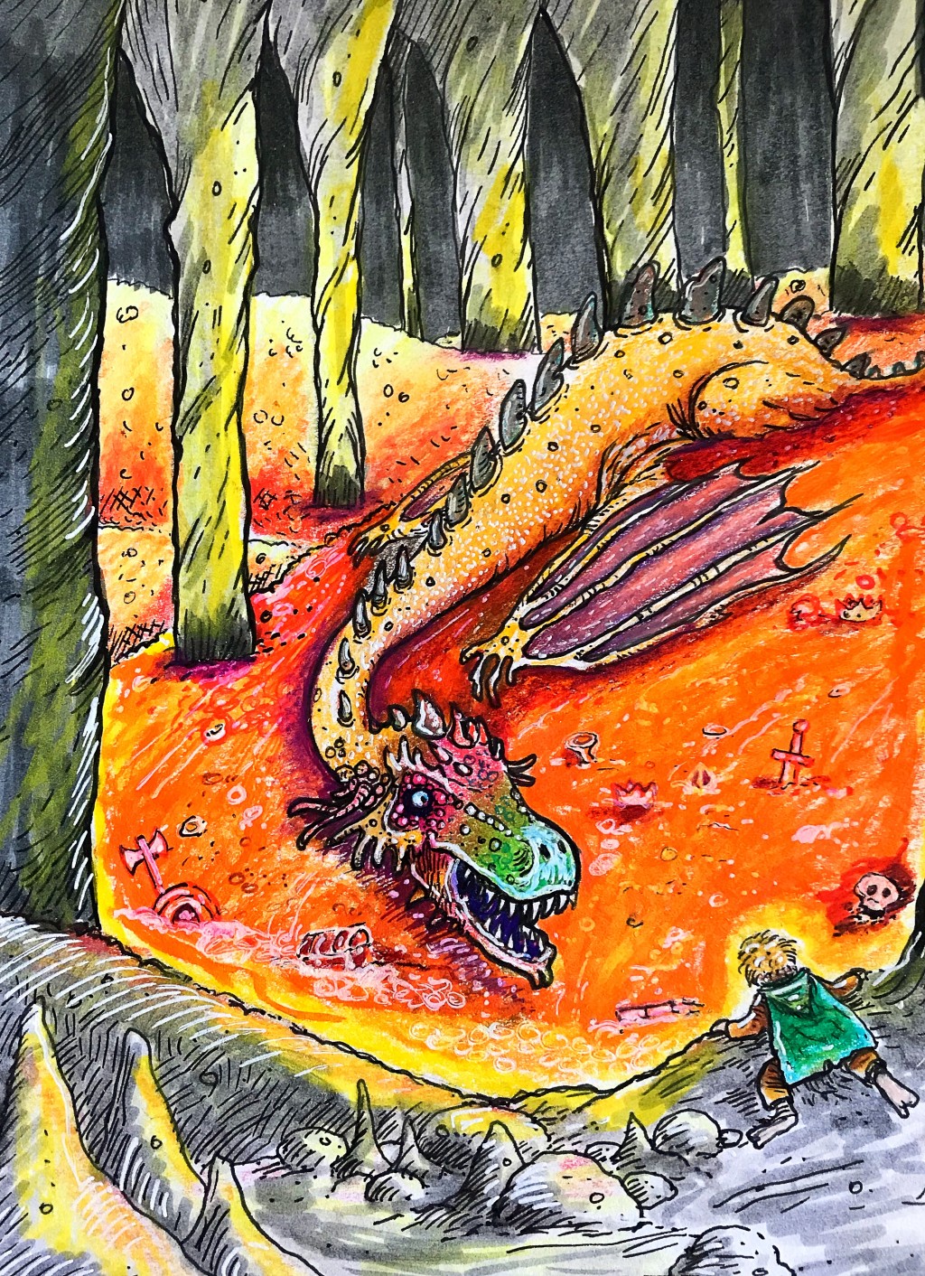 Smaug Drawing
