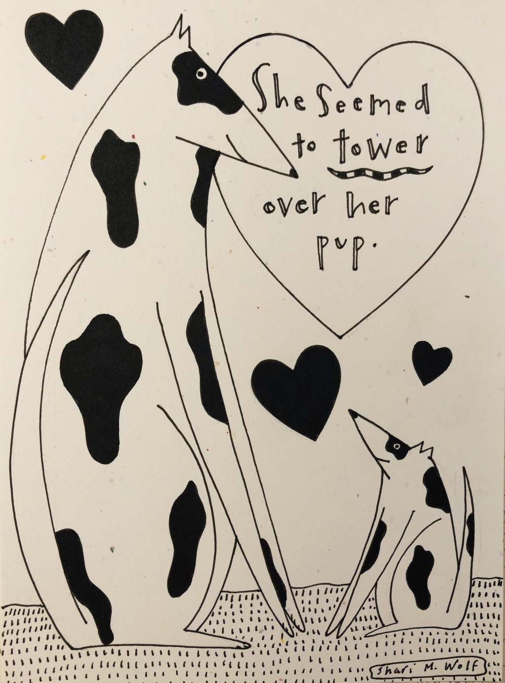 Tower drawing by Shari Wolf | Doodle Addicts