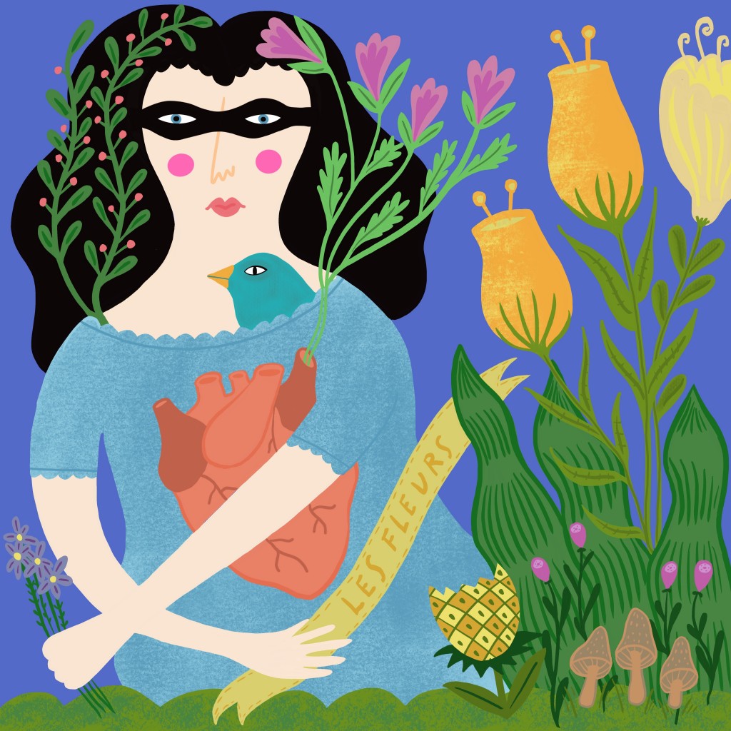 Heart in Hand drawing by Shari Wolf | Doodle Addicts