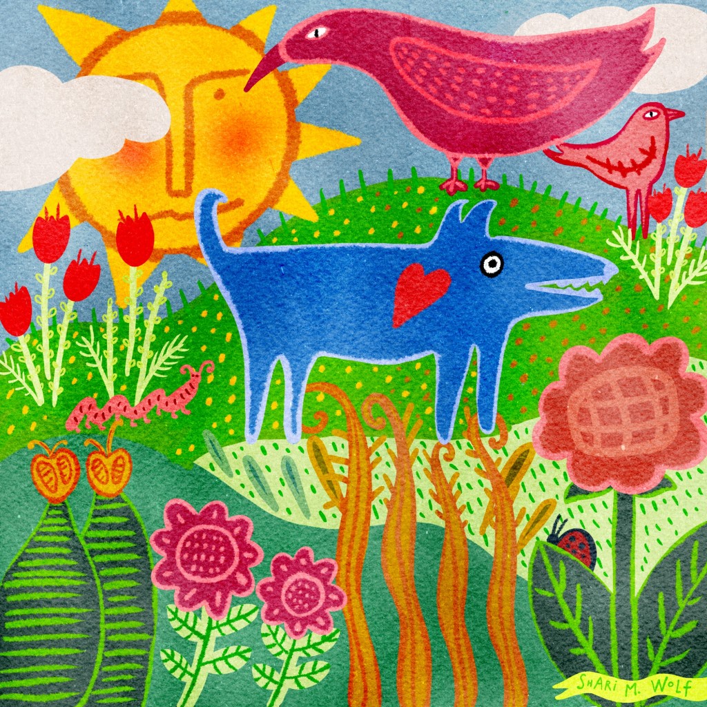 Happy Day drawing by Shari Wolf | Doodle Addicts