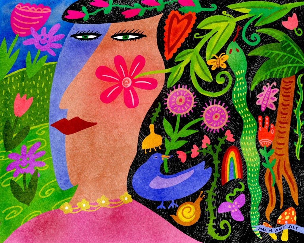 What Happened To Her Hair drawing by Shari Wolf | Doodle Addicts