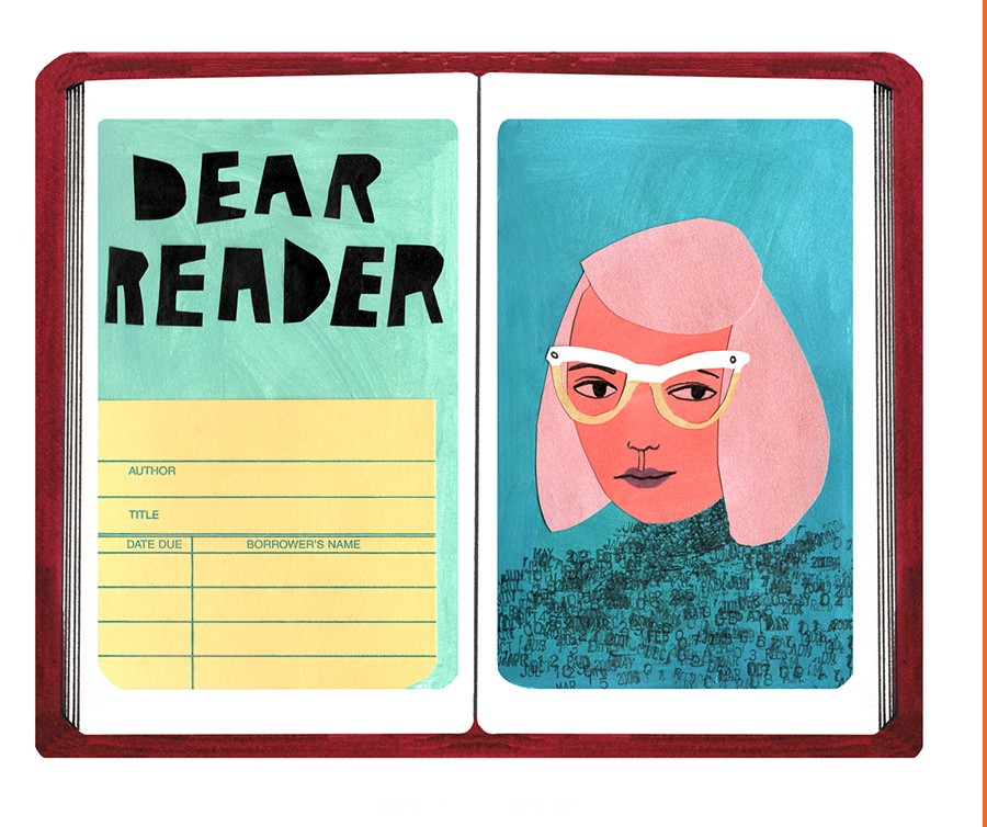 Dear Reader drawing by Kristen Solecki | Doodle Addicts