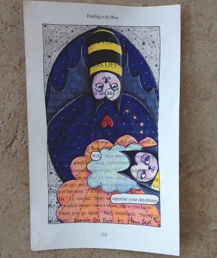 Bumble Bee Bats drawing by Stacia Leigh | Doodle Addicts