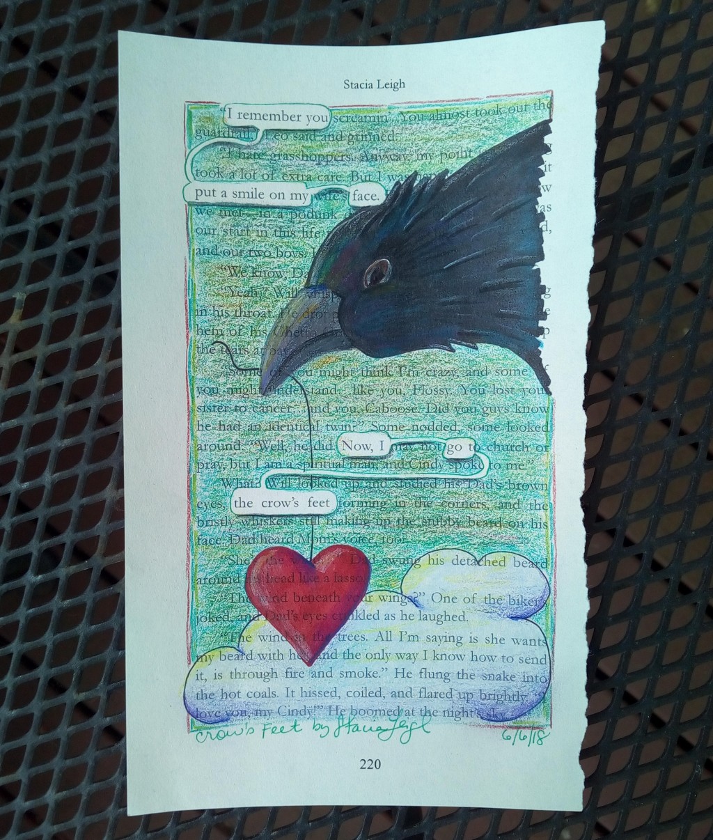 Crow's Feet drawing by Stacia Leigh | Doodle Addicts