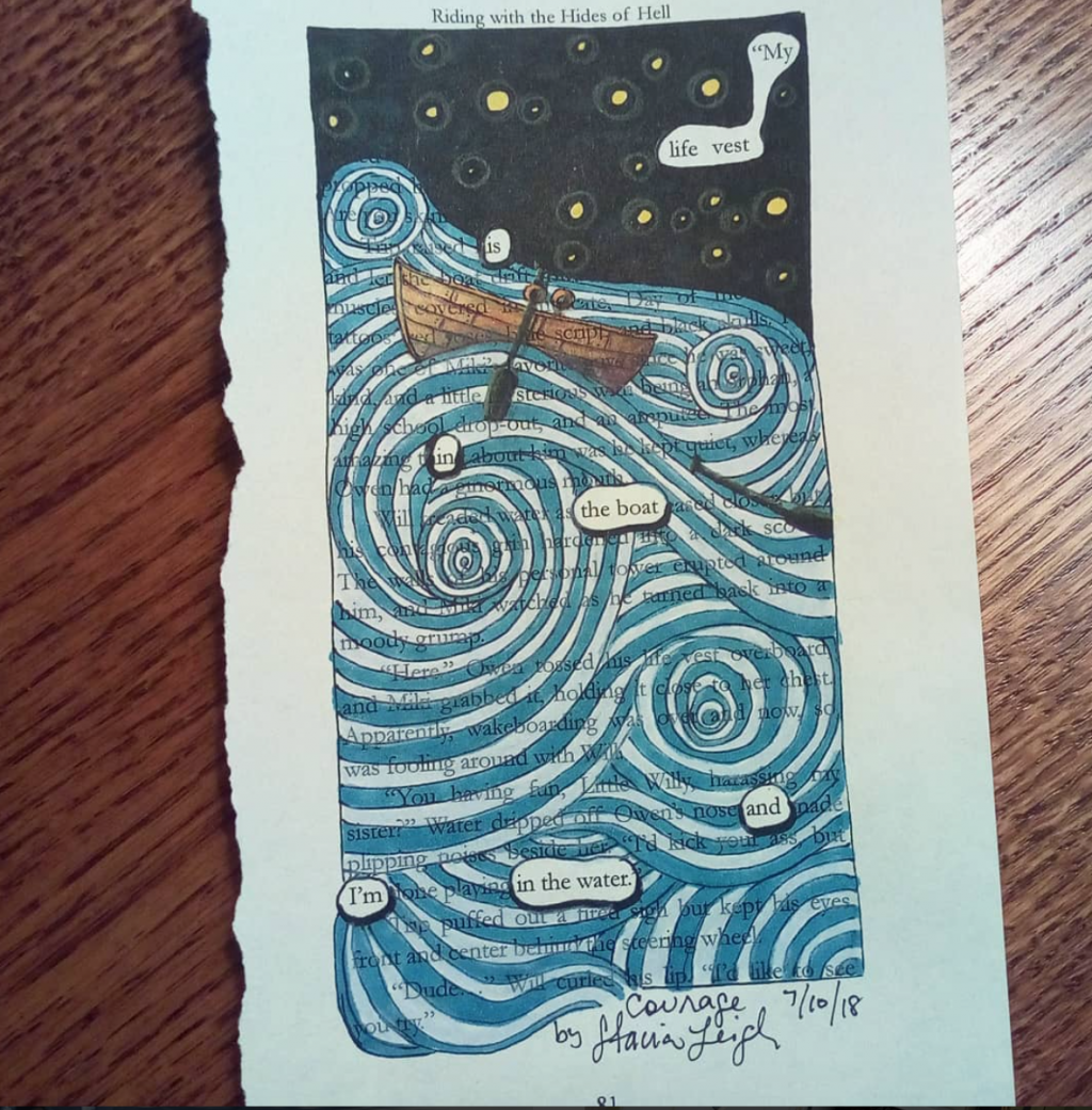 Courage drawing by Stacia Leigh | Doodle Addicts