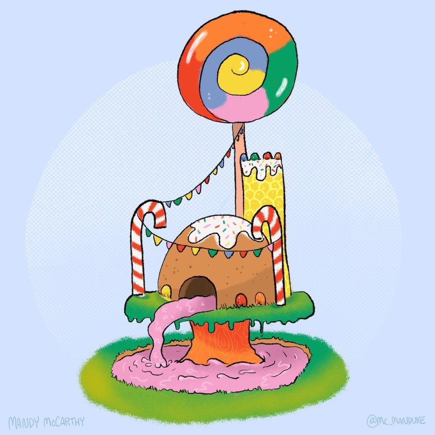 Candy Palace drawing by Mandy | Doodle Addicts