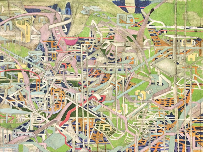 Metropolis drawing by Austin Dodson | Doodle Addicts