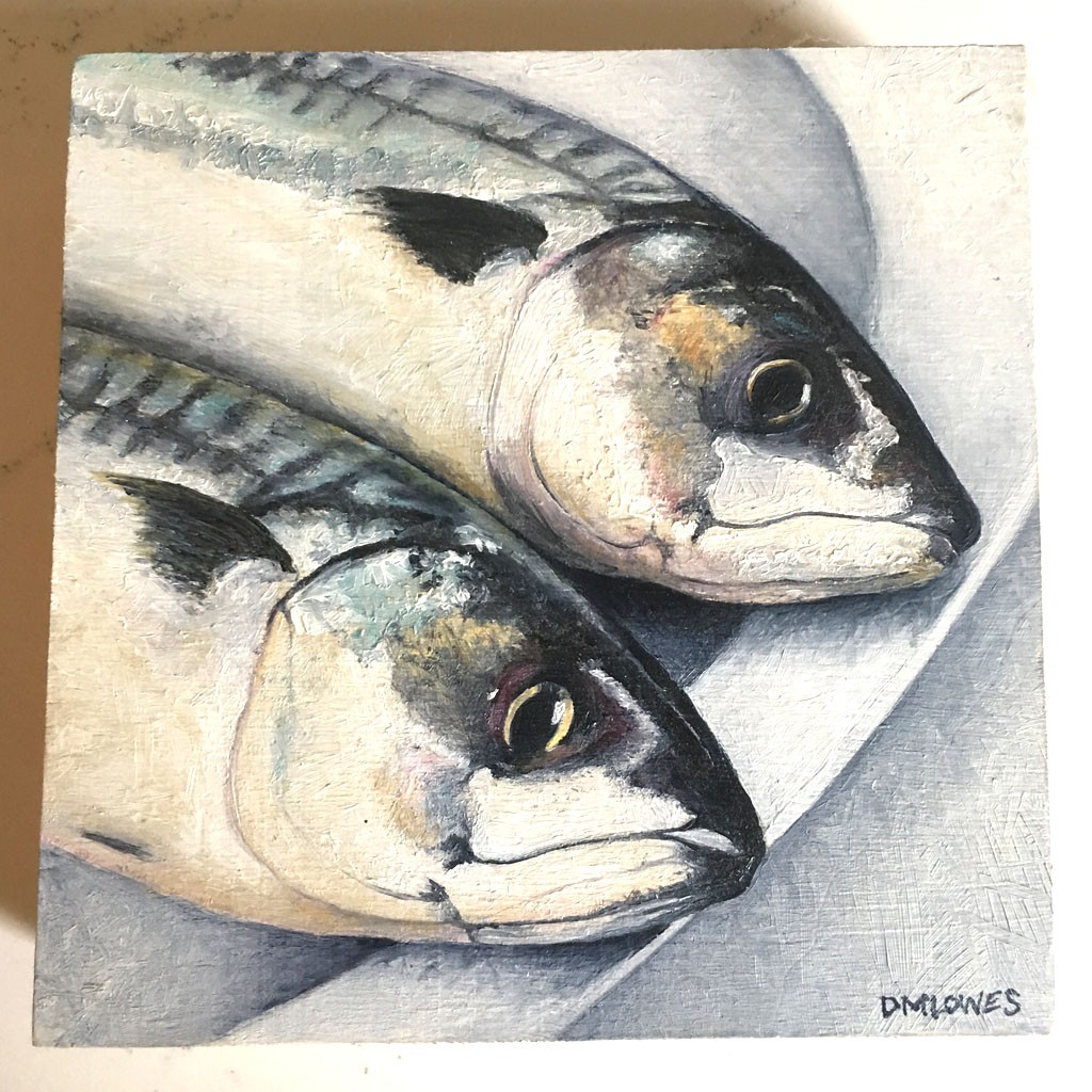 Mackerel drawing by Derek Lowes | Doodle Addicts