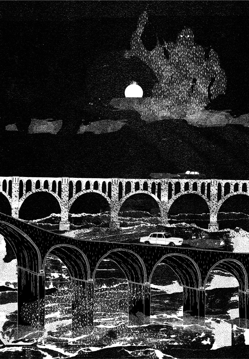 A Weather God drawing by Petra Ferweda | Doodle Addicts