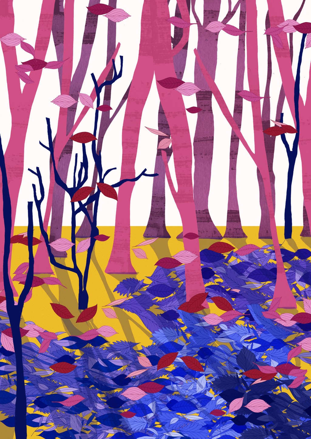 Autumn drawing by Petra Ferweda | Doodle Addicts