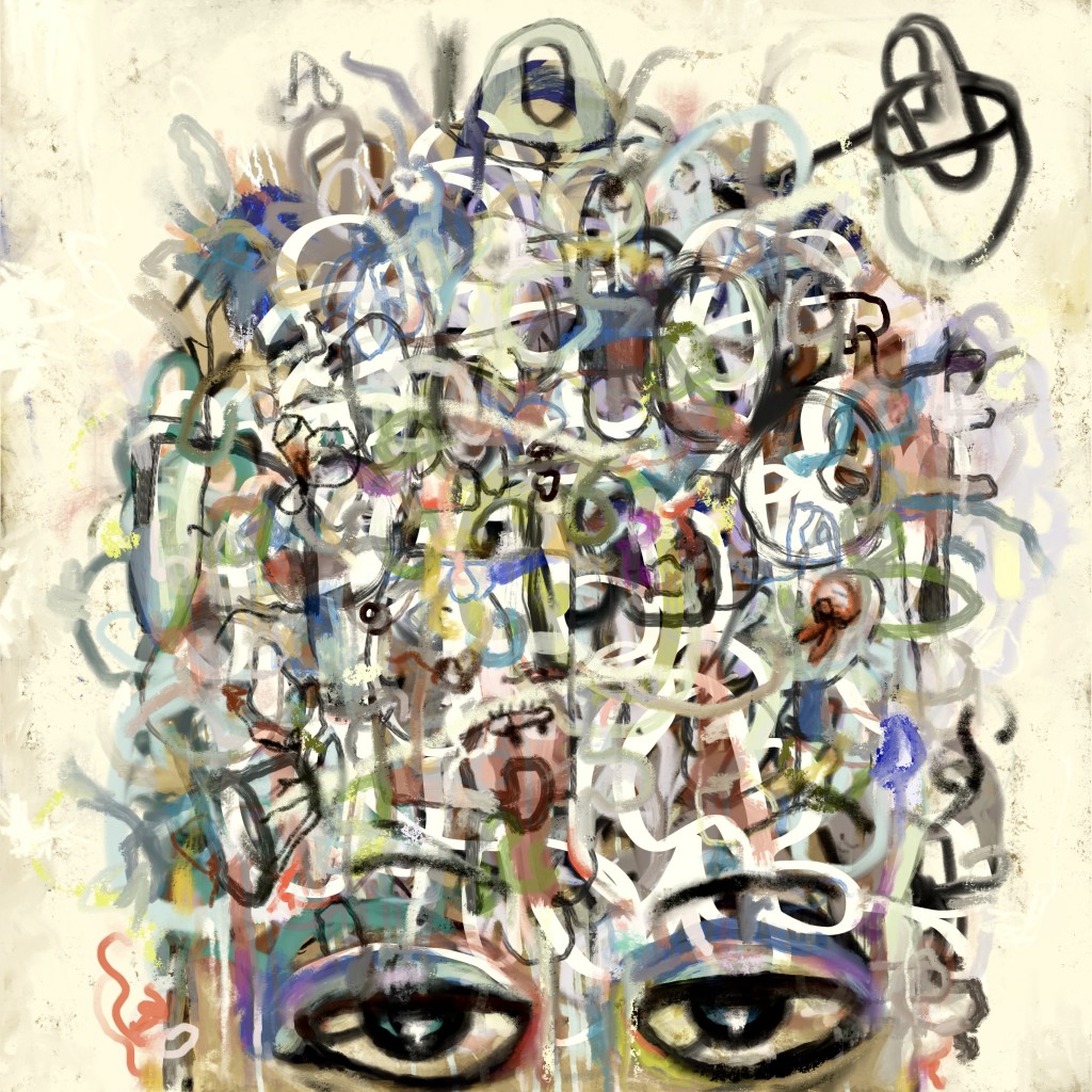 Minding Mind drawing by Robert Thomas | Doodle Addicts