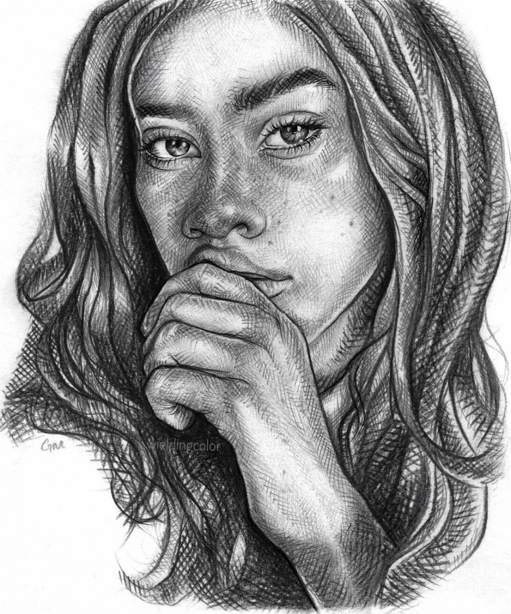 Gaze drawing by WieldingColor | Doodle Addicts