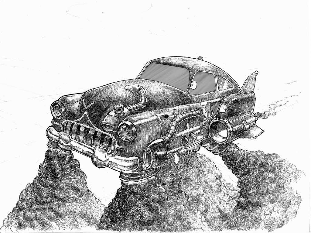 Cab drawing by Isac Galvao | Doodle Addicts