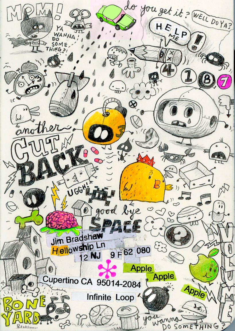 Therapy doodles. drawing by Jim Bradshaw | Doodle Addicts