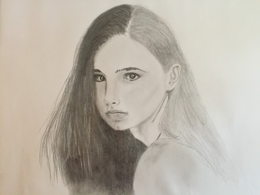 Drawing a Model drawing by Lone Stag | Doodle Addicts