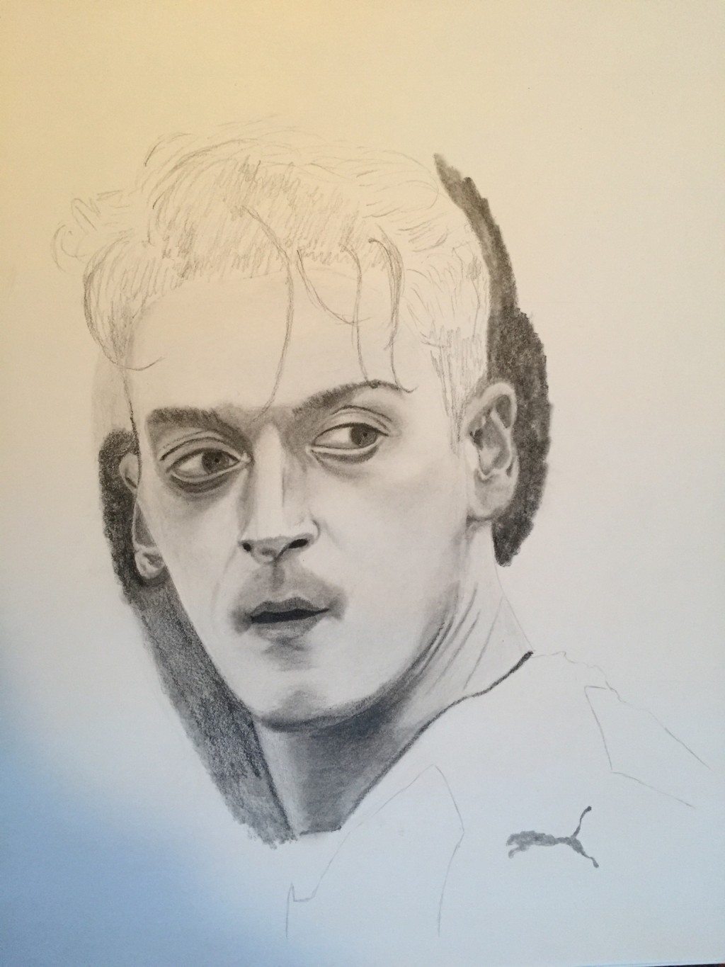 Mesut Özil drawing by Lone Stag | Doodle Addicts