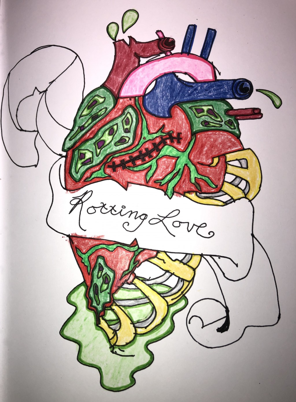 Something Decaying drawing by Lukas Zapp | Doodle Addicts