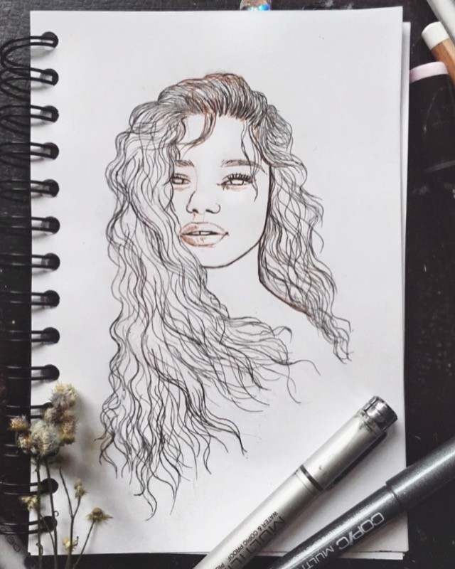 Outlines! (Drawing in progress) drawing by pARTicia | Doodle Addicts