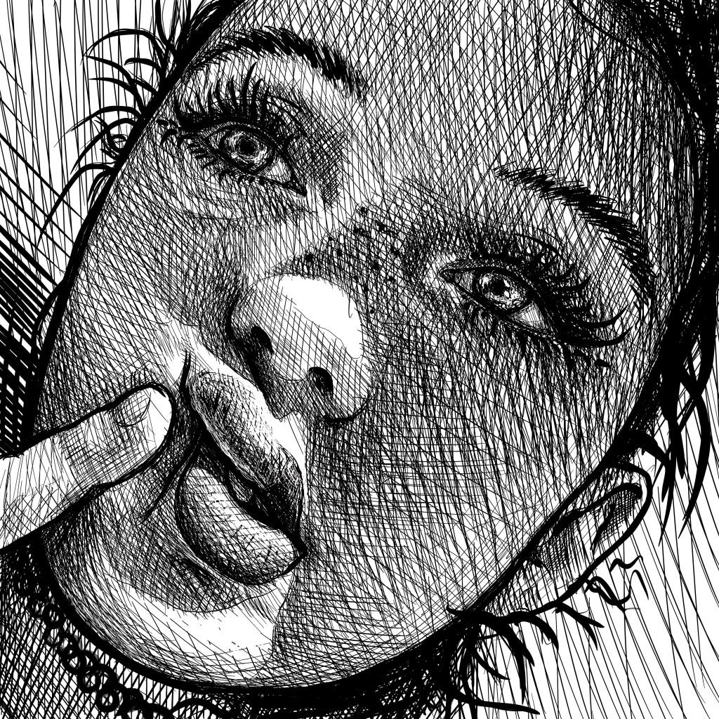 Derp Face Drawing Crying