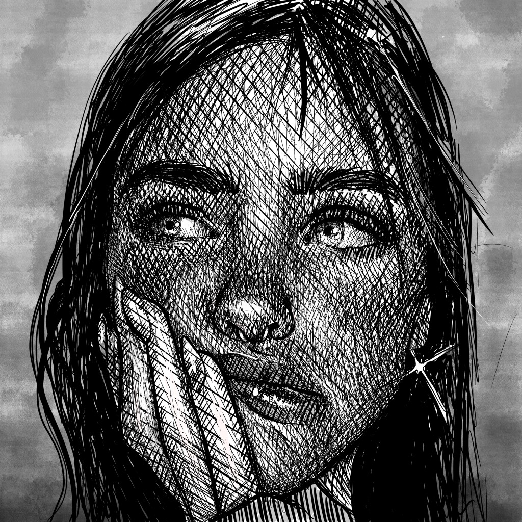 Hmm drawing by Apriccot | Doodle Addicts