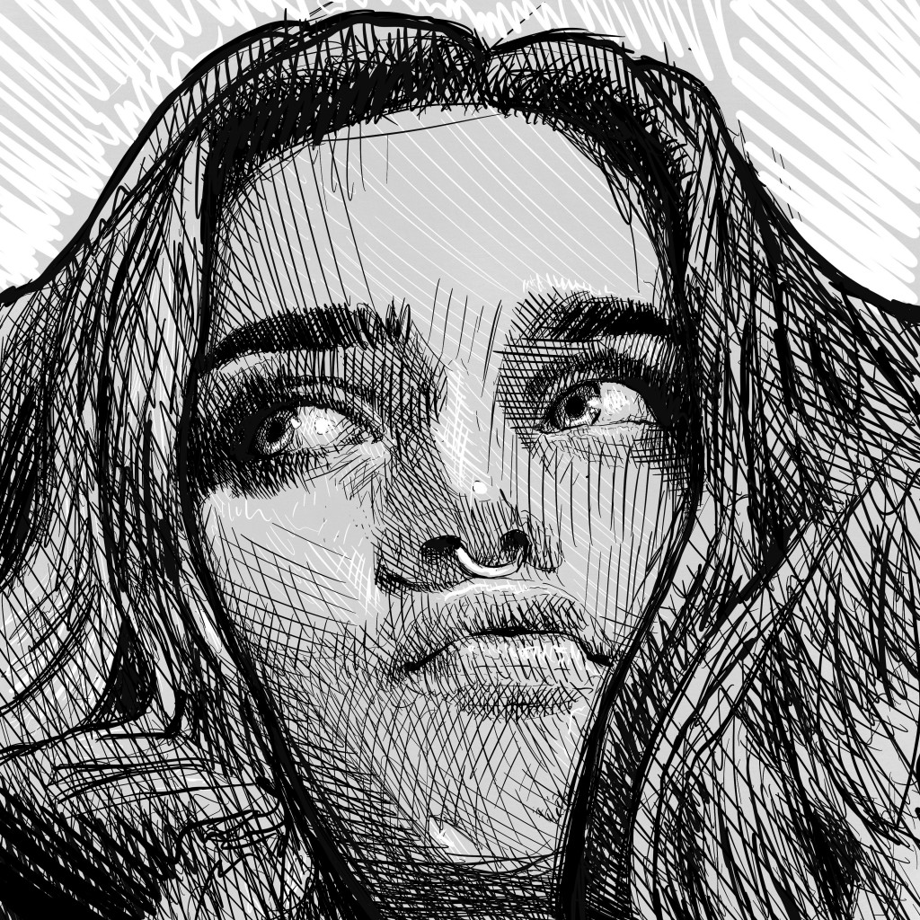 Hmmm drawing by Apriccot | Doodle Addicts