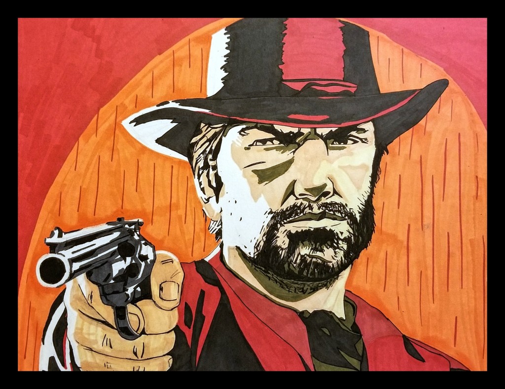 Arthur Morgan drawing by Tyler vevea | Doodle Addicts