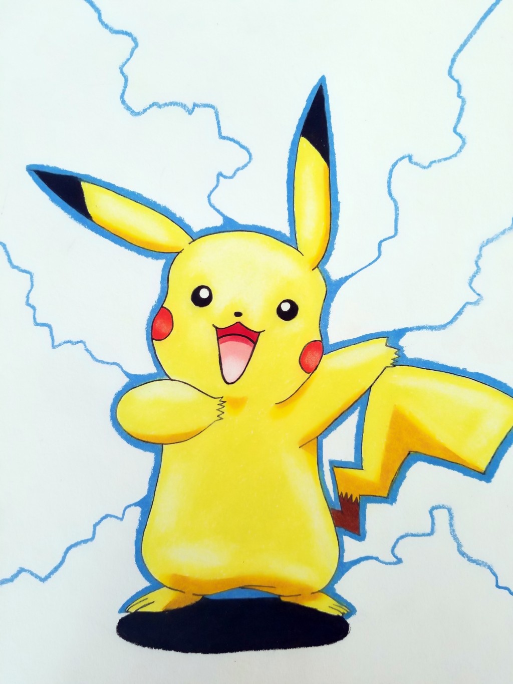 PIKACHU, I choose you!... to draw. drawing by Tyler vevea | Doodle Addicts