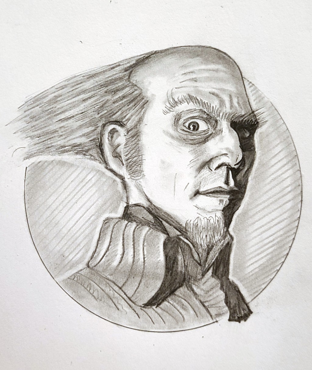 Count Olaf drawing by Tyler vevea | Doodle Addicts