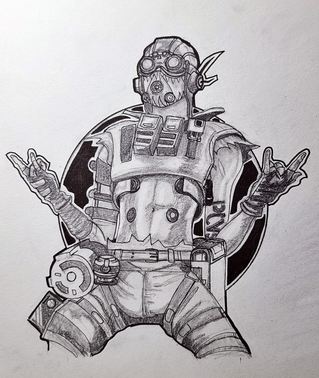 Octane. drawing by Tyler vevea | Doodle Addicts