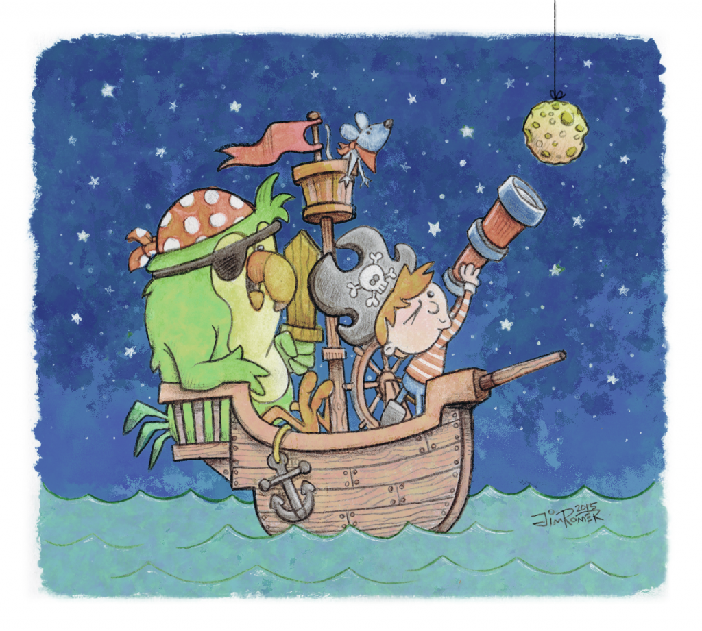 Pirate Dreams drawing by Jim Romer | Doodle Addicts