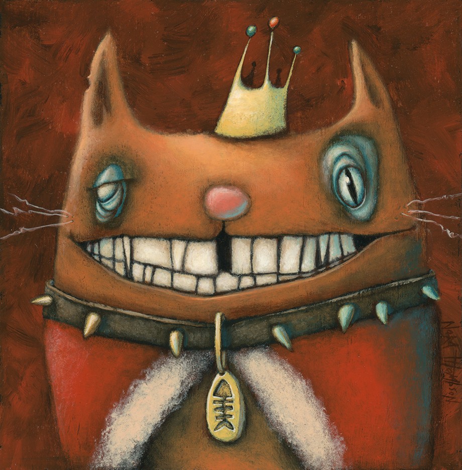 Queen Furball IX drawing by Nora Thompson | Doodle Addicts