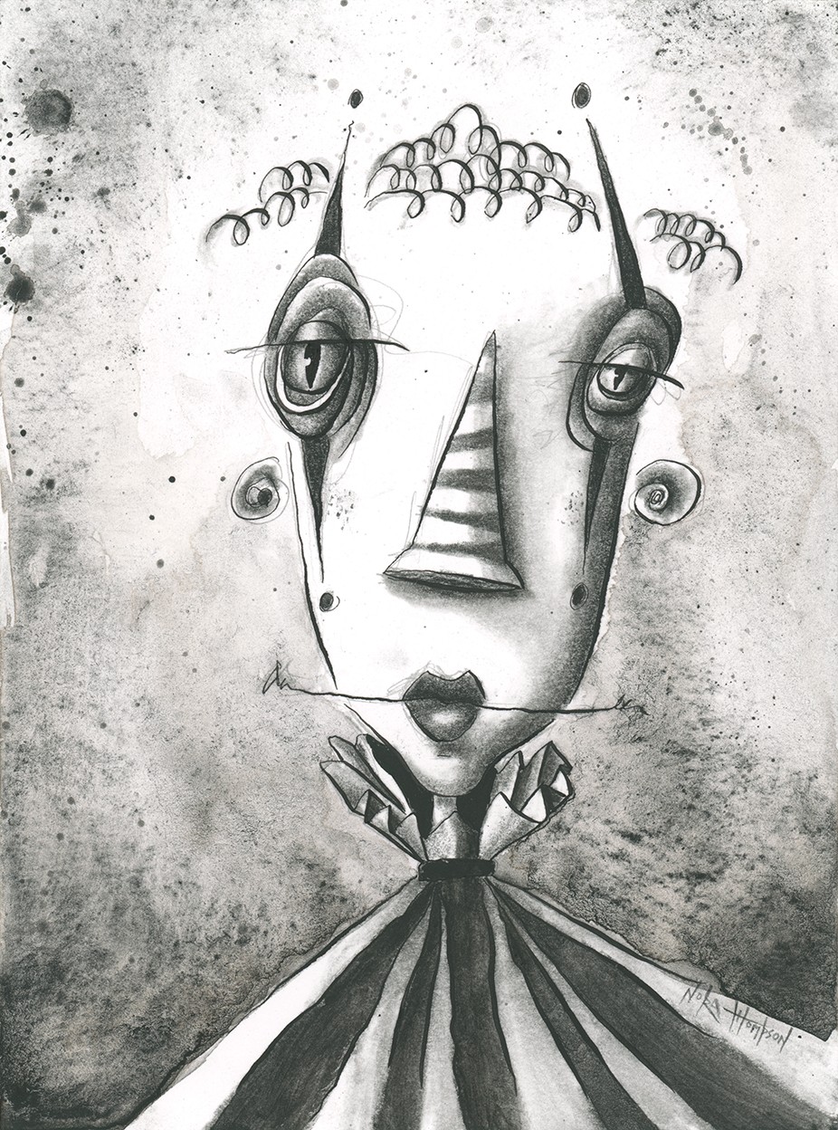 I Me Mime drawing by Nora Thompson | Doodle Addicts