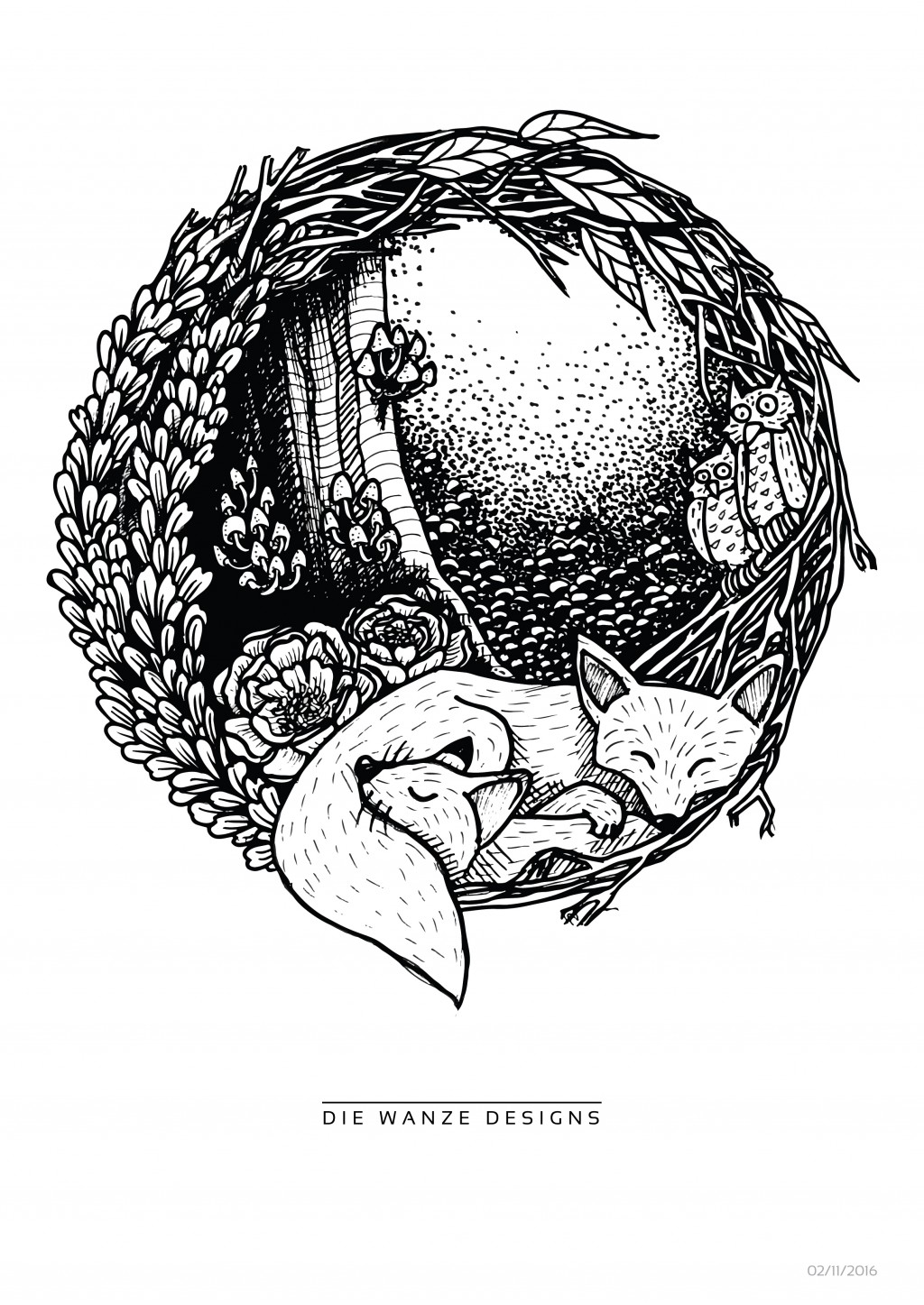 A nap drawing by Ares Nguyen | Doodle Addicts