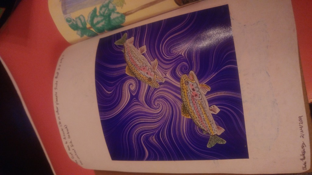 Electric Field Trout drawing by Olivia Hathaway | Doodle Addicts