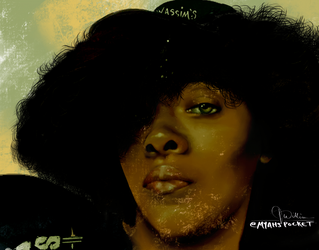 Self portrait drawing by Jerilee Williams | Doodle Addicts