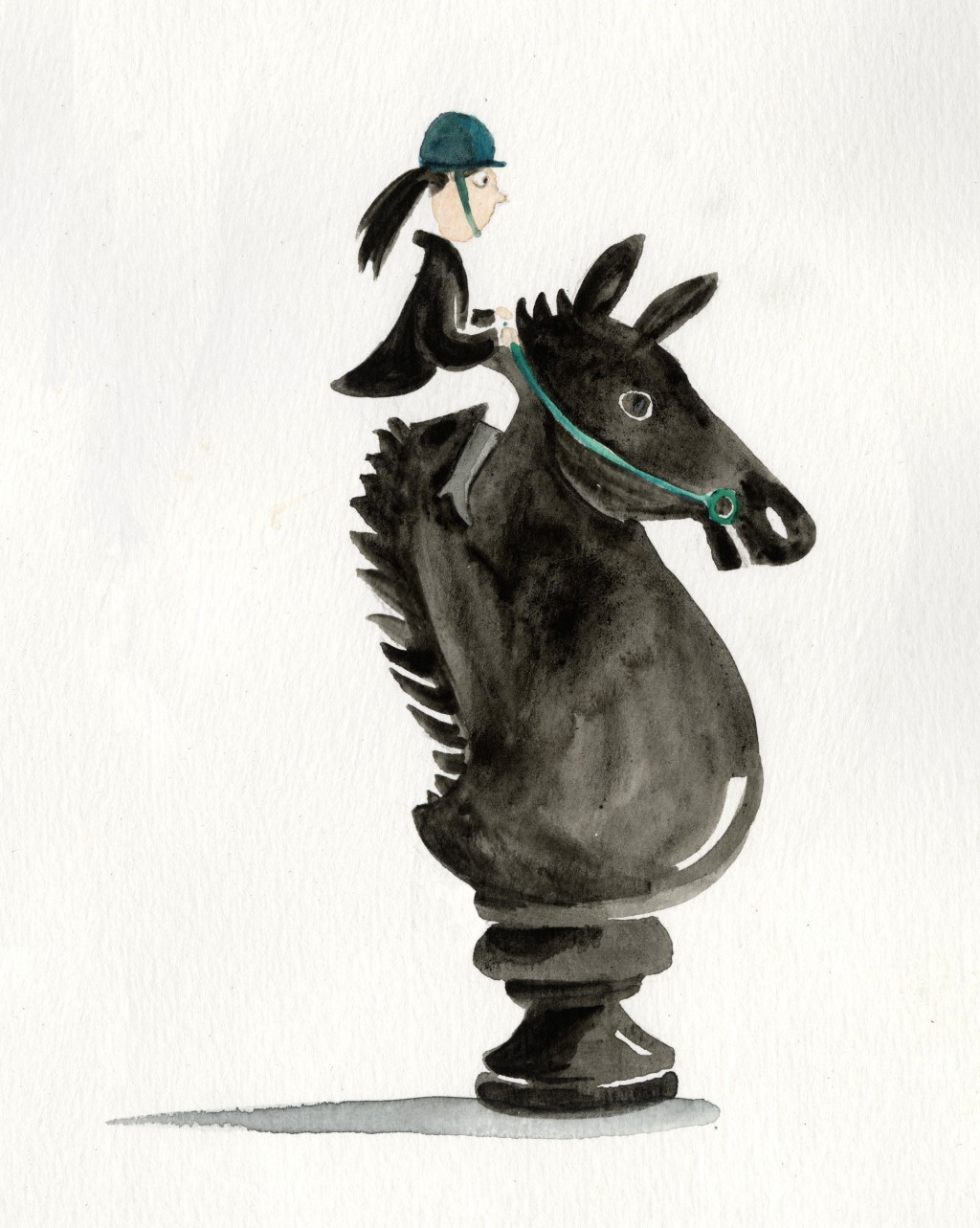 Do not cheat at chess. drawing by Sabina Hahn | Doodle Addicts