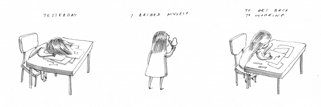 A bribe drawing by Sabina Hahn | Doodle Addicts