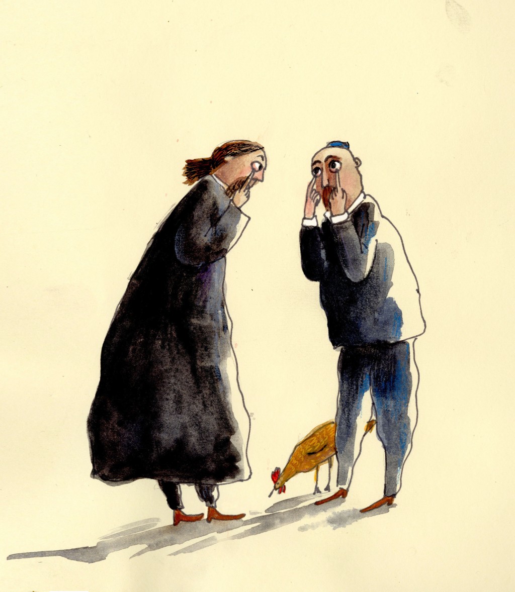 A dispute. drawing by Sabina Hahn | Doodle Addicts