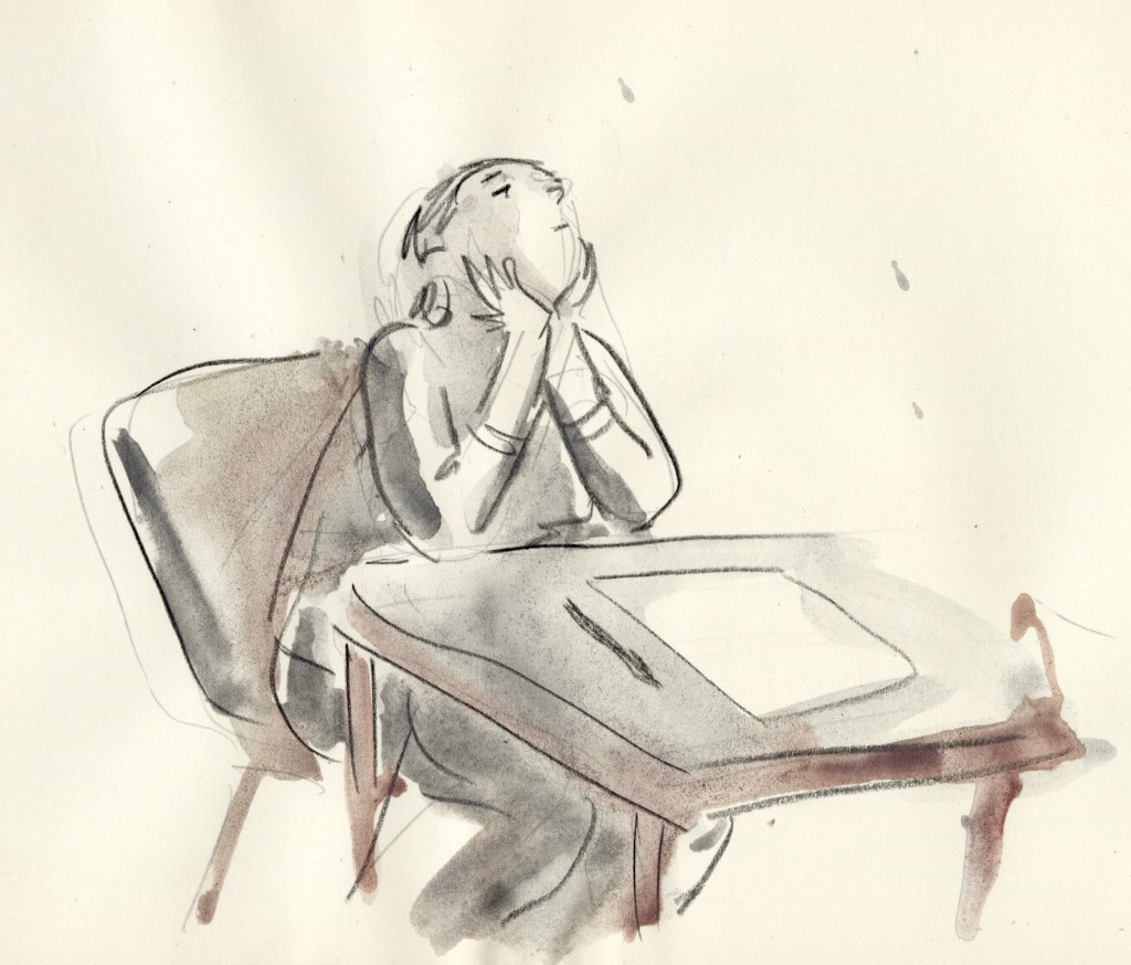 daydreaming drawing by Sabina Hahn | Doodle Addicts