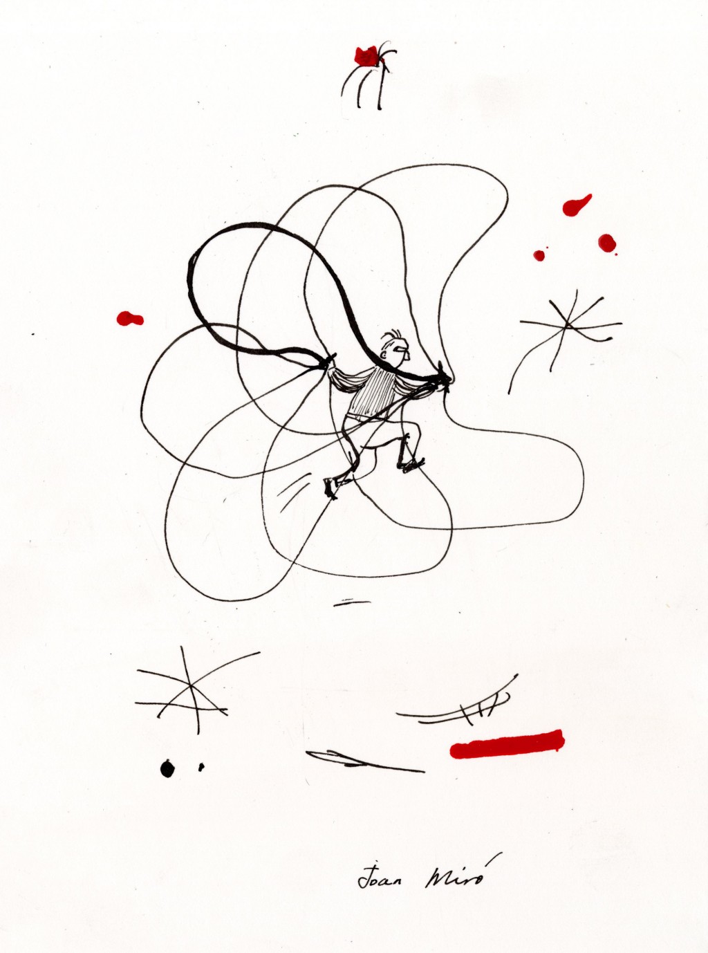 Joan Miró drawing by Sabina Hahn | Doodle Addicts