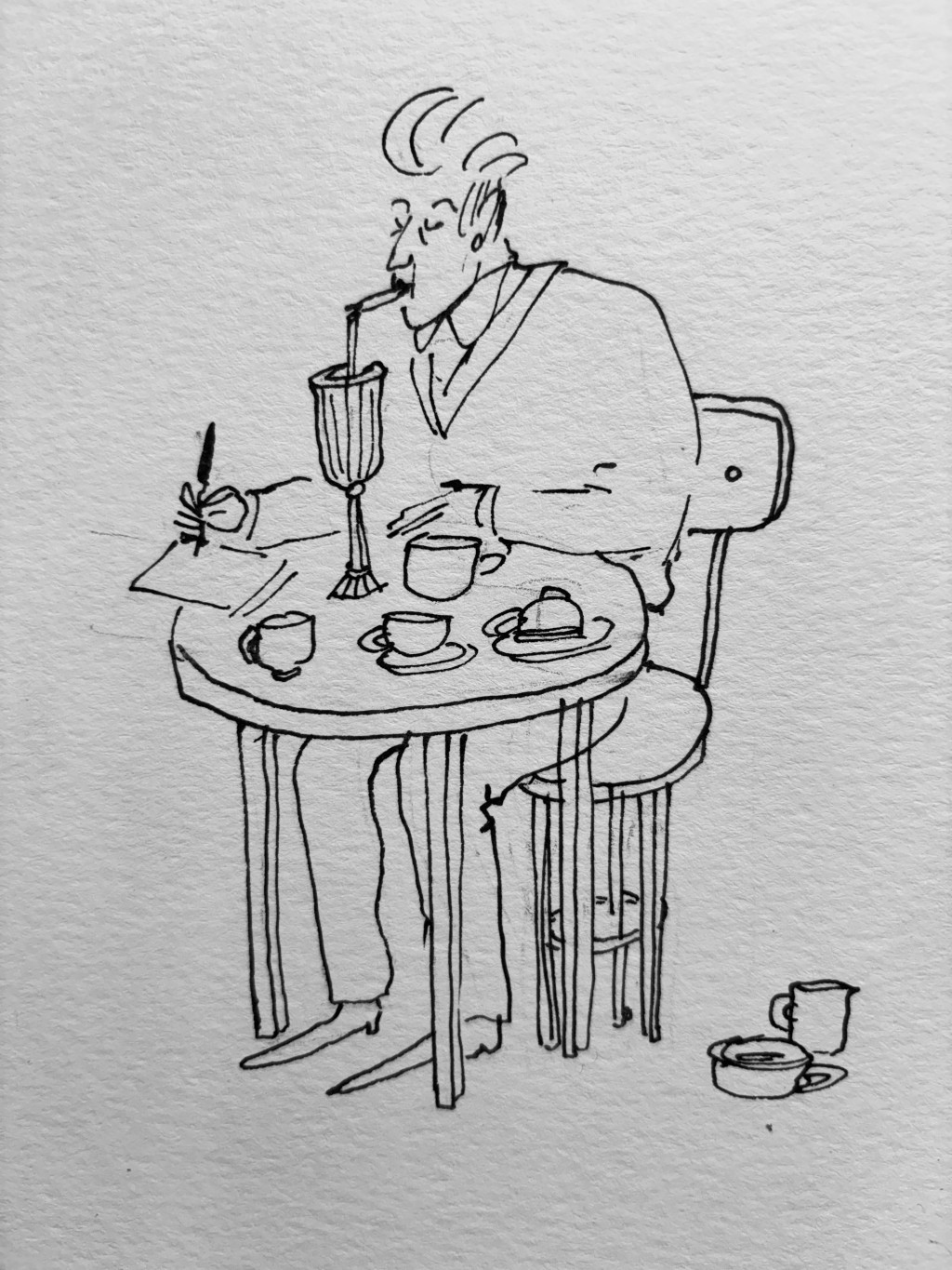 David Lynch drawing by Sabina Hahn | Doodle Addicts