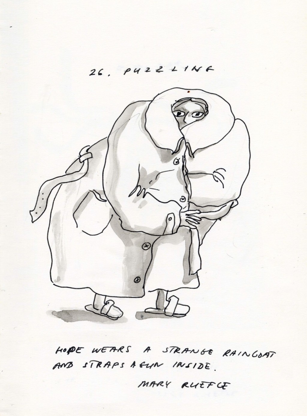 Puzzling. drawing by Sabina Hahn | Doodle Addicts