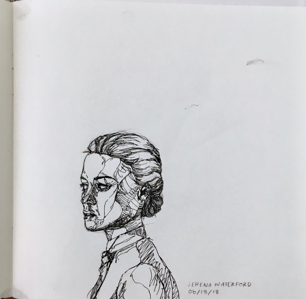 Serena Waterford ("The Handmaid's Tale") drawing by Avery Franken ...