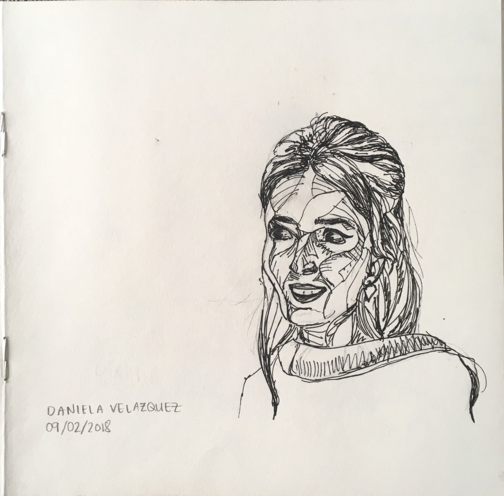 Daniela Velazquez 1 drawing by Avery Franken | Doodle Addicts