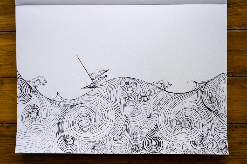 Under the Sea drawing by Kevin VanEmburgh | Doodle Addicts
