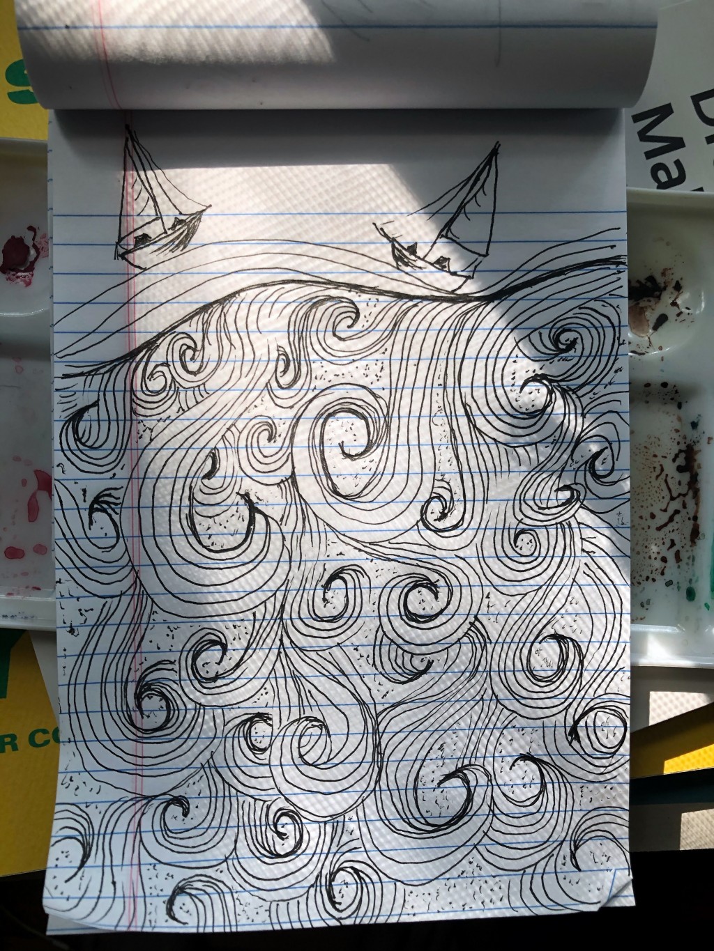 Notepad Doodles drawing by Kevin VanEmburgh | Doodle Addicts