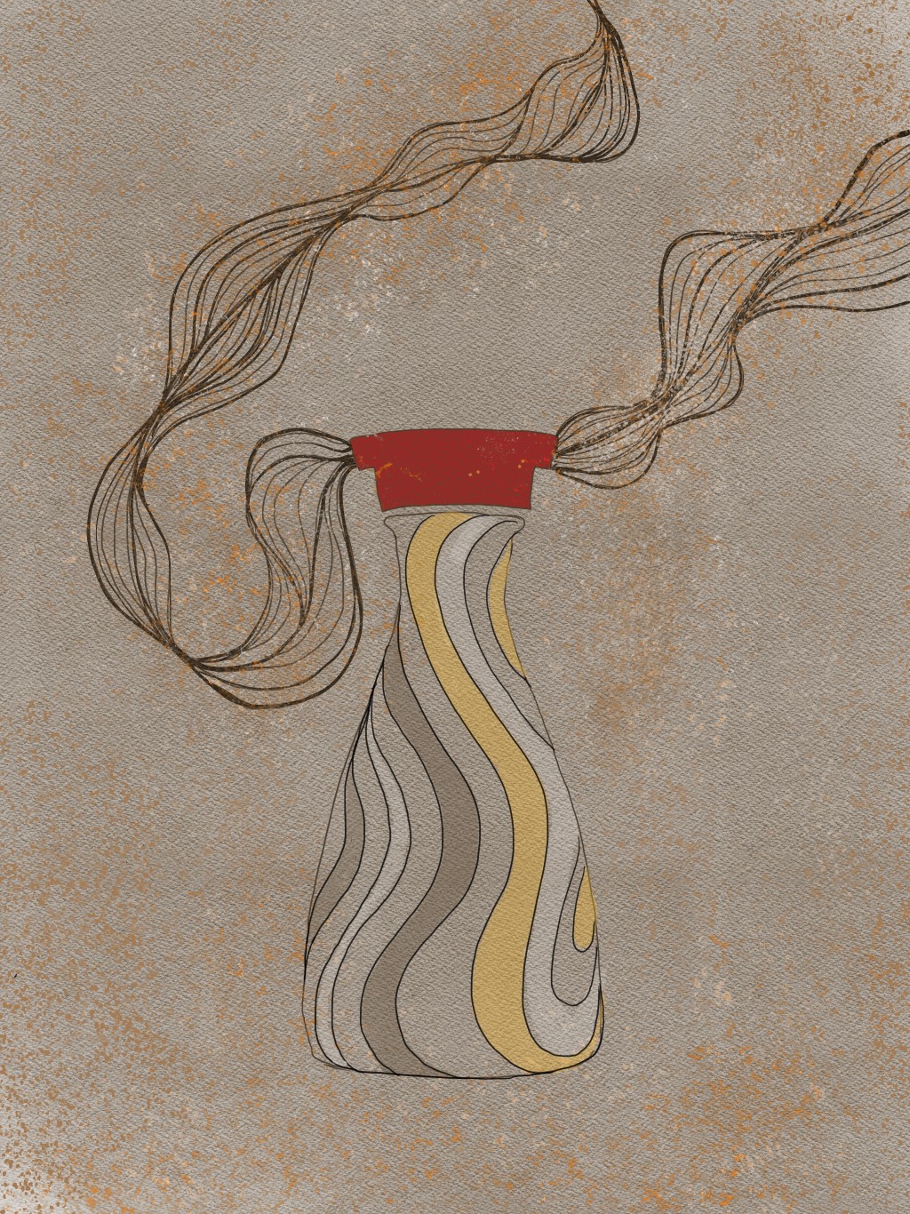 Kikkoman 60th Anniversary Bottle drawing by Kevin VanEmburgh | Doodle ...