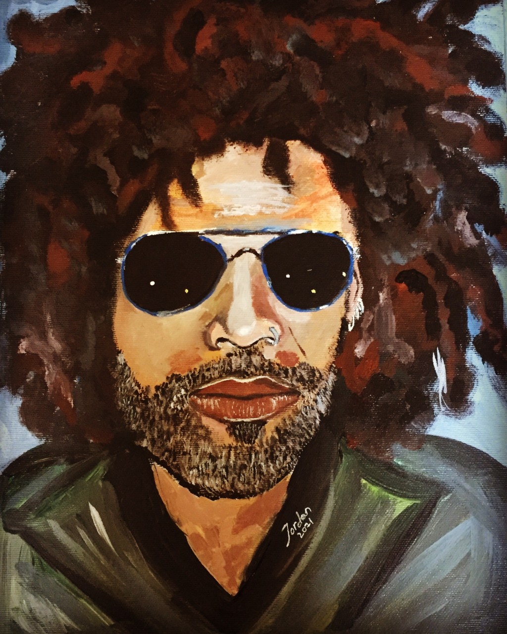 Lenny Kravitz drawing by Iordan Daniela | Doodle Addicts