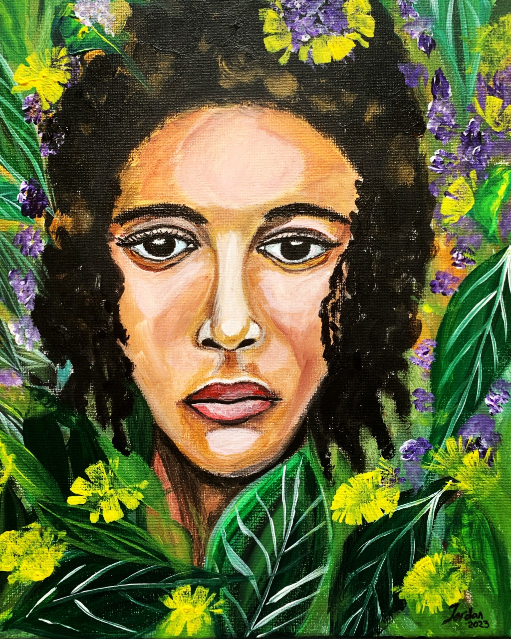 Island woman drawing by Iordan Daniela | Doodle Addicts