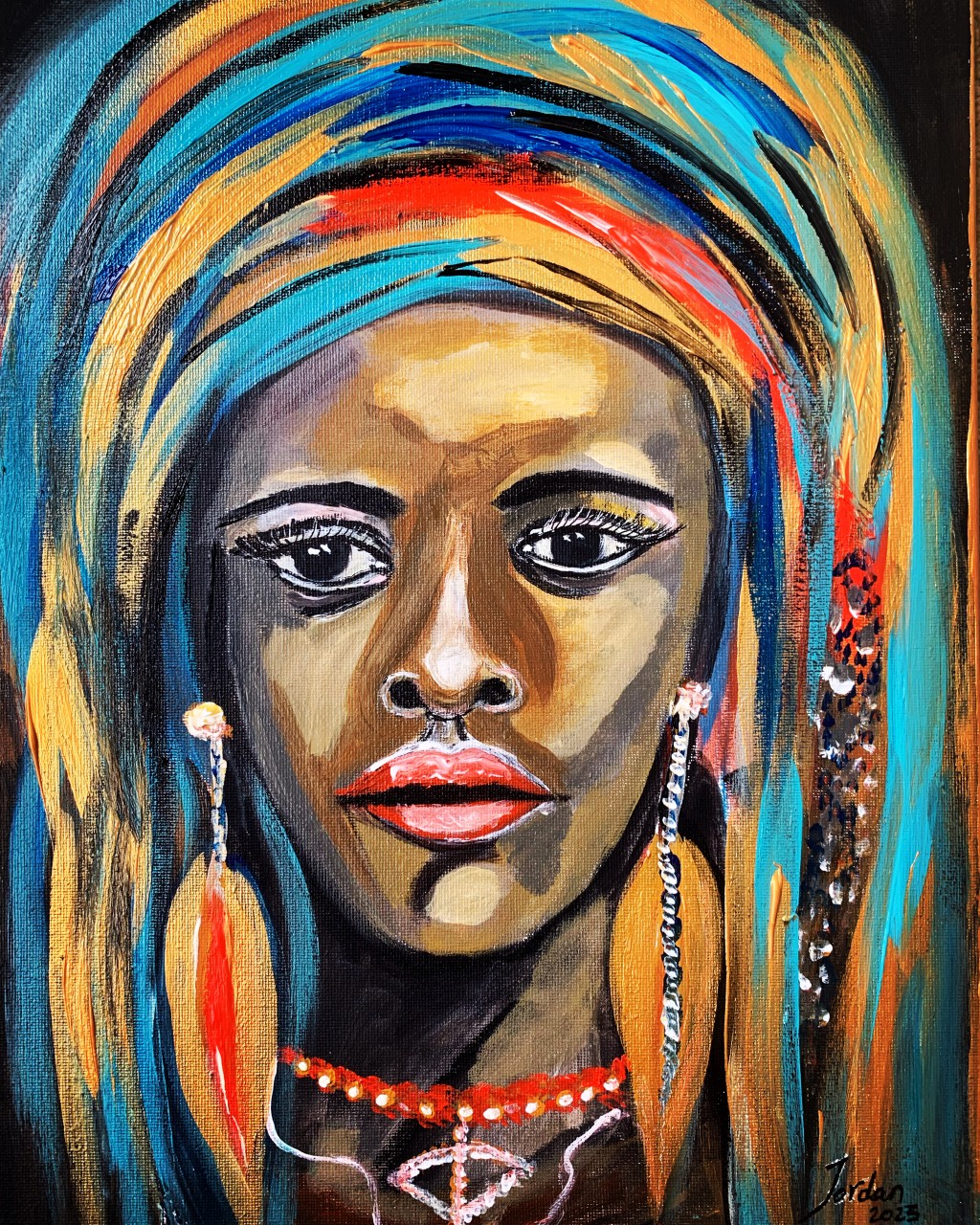 Portrait drawing by Iordan Daniela | Doodle Addicts